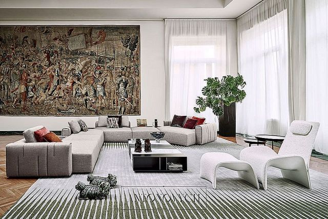 Giorgetti гостиная с диванами Karphi